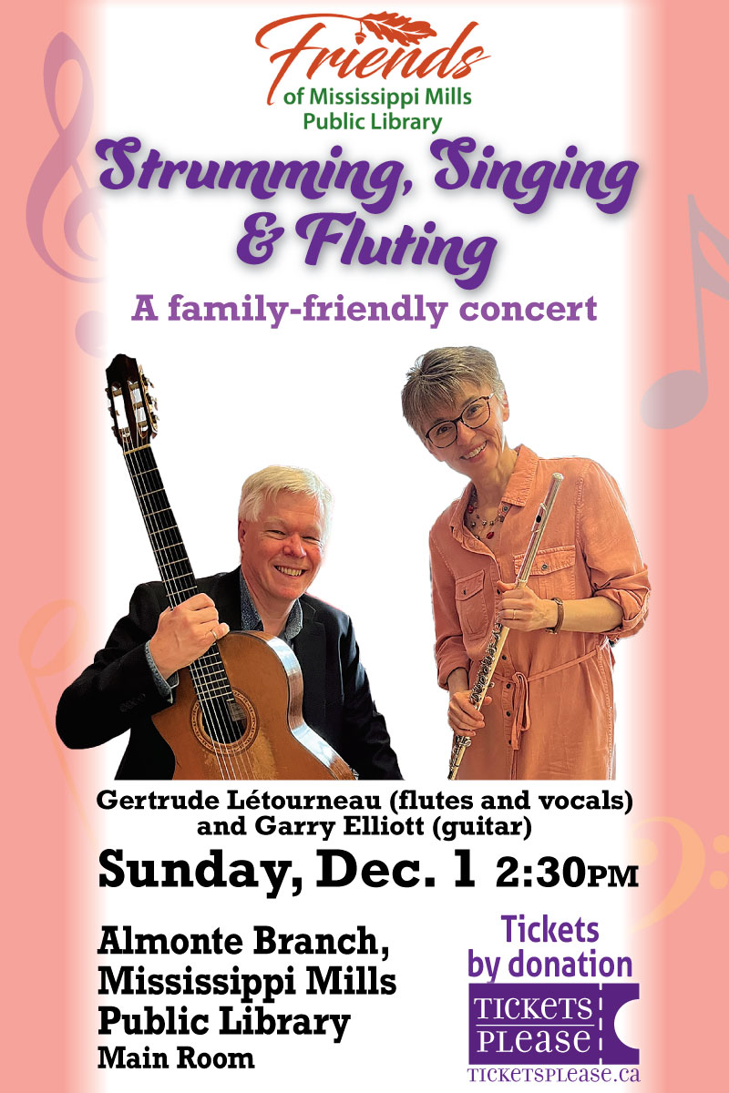 Don't miss an imaginative FAMILY-fun concert at Almonte branch ...