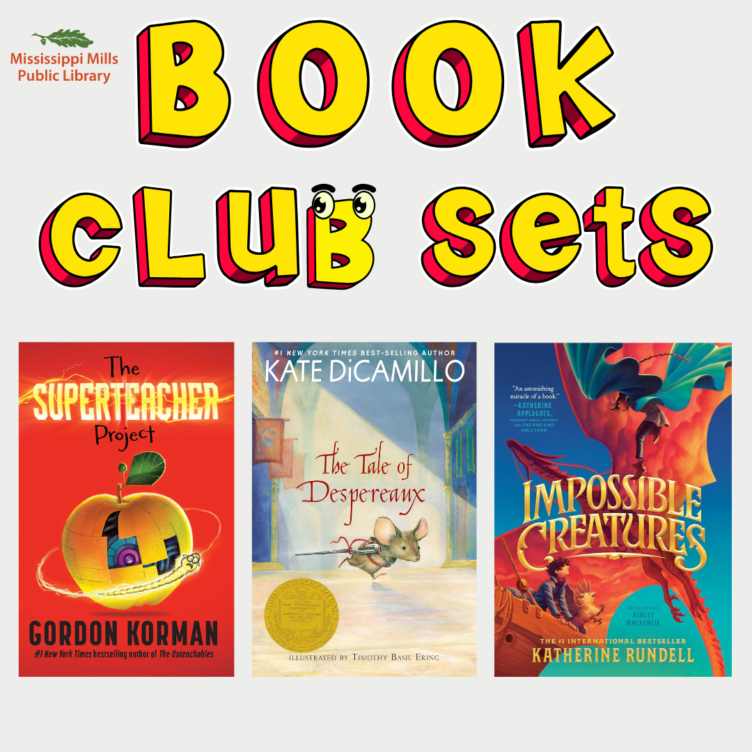 NEW! Book Club Sets for Children - Mississippi Mills Public Library